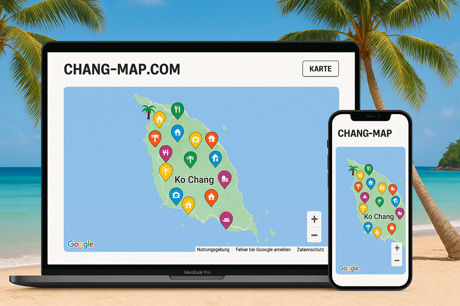 Interactive Koh Chang Map – Beaches, Tips & Highlights